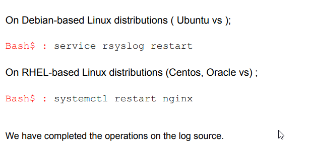Routing Linux Based Service Logs to SIEM with using Rsyslog – Logsign ...