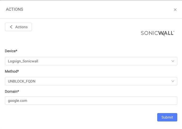 Sonicwall Response Integration – Logsign Support Center