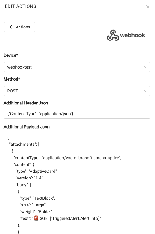 Microsoft Teams Response Integration via Webhook – Logsign Support Center