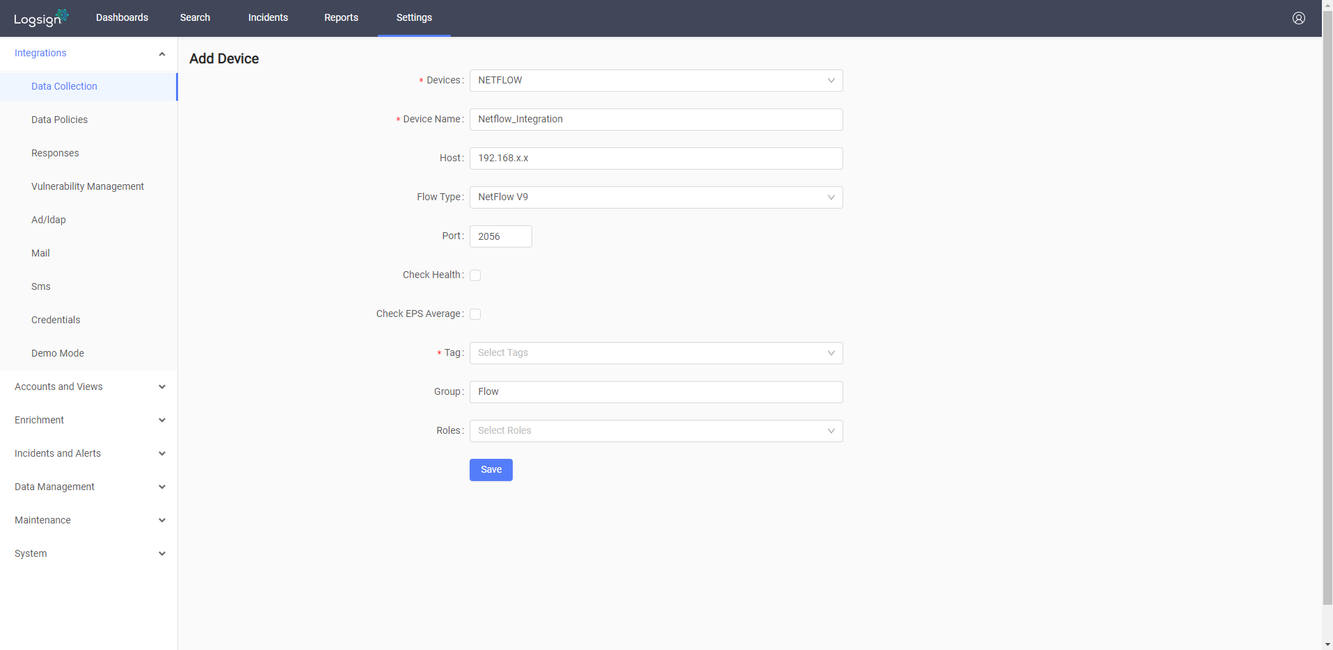 NetFlow Integration with Logsign SIEM – Logsign Support Center