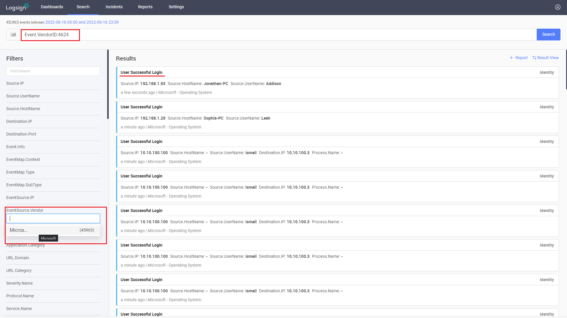 Event Mapping Technology – Logsign Support Center