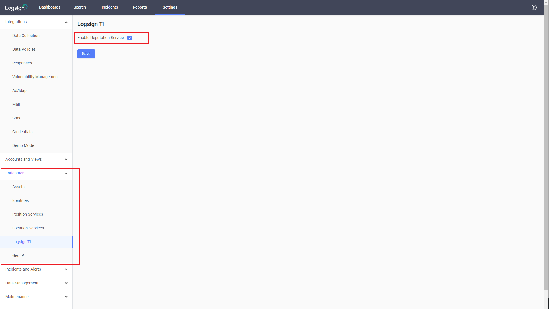 Enablement of Logsign Threat Intelligence – Logsign Support Center Enablement of Logsign Threat Intelligence – Logsign Support Center