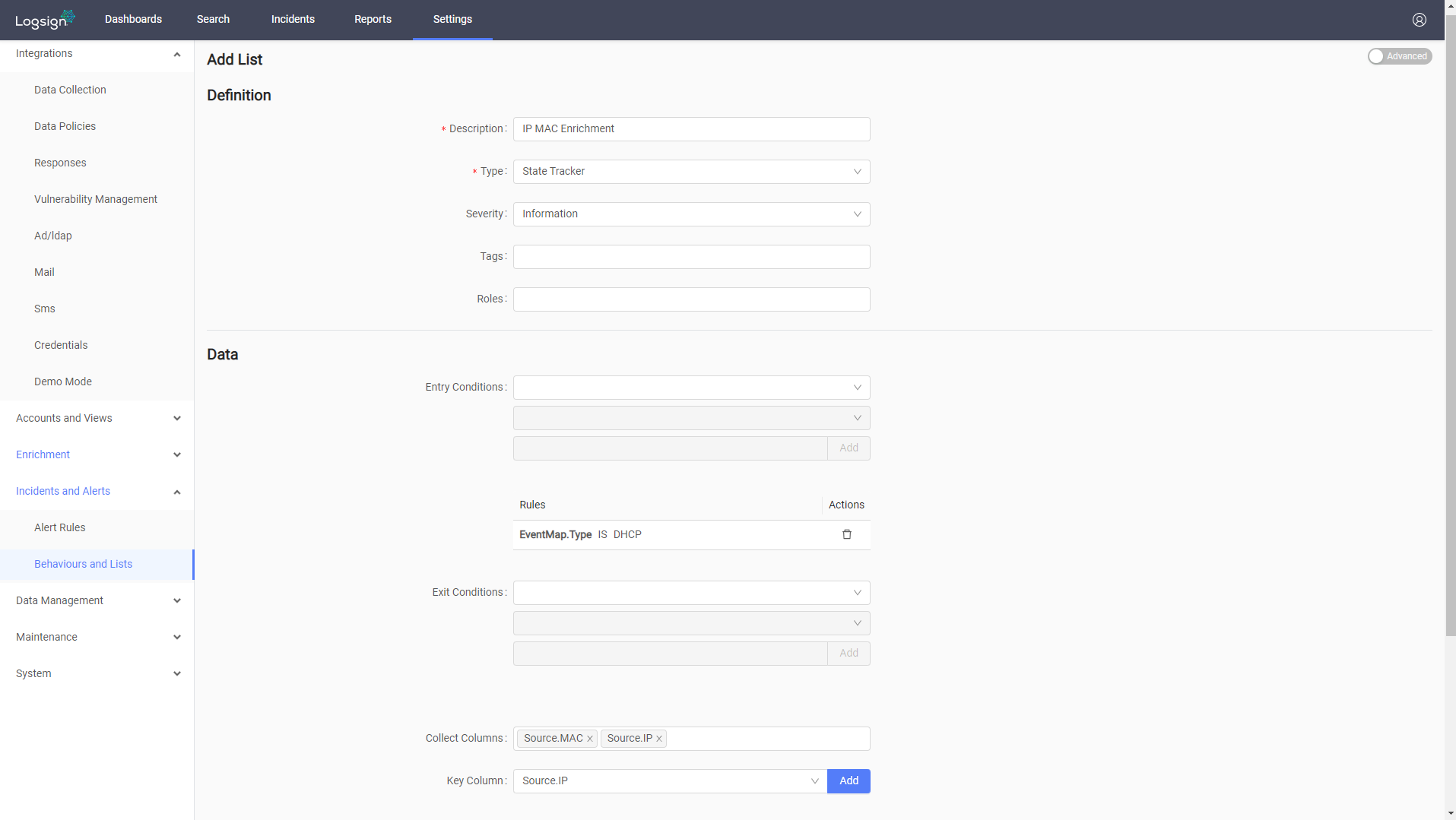 Understanding State Tracker List – Logsign Support Center